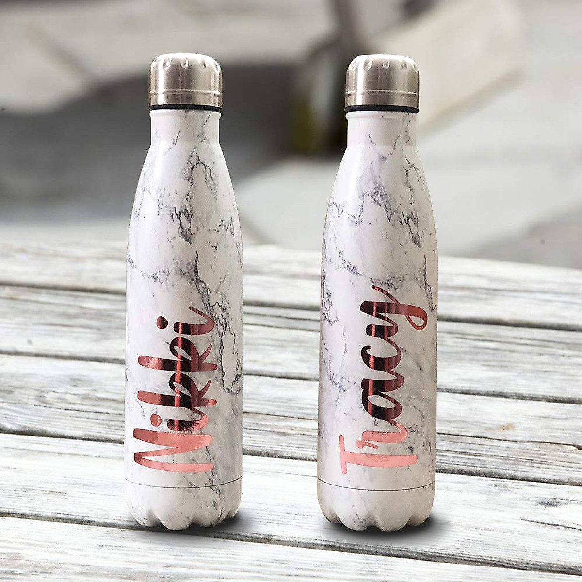 TECKWRAP Rose Gold Chrome Adhesive Craft Vinyl Roll 1ftx5ft