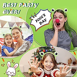 WLLHYF 1Pcs Cute Frog Headband Spa Headband Head Hoop Frog Eye Makeup Head Band Soft Elastic Hair Band for Washing Face Head Wrap Funny Hair Band for Girls Women Yoga Skincare Headbands