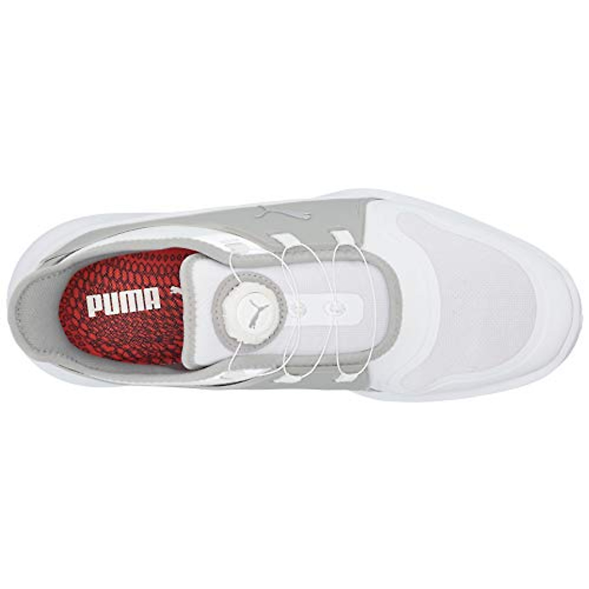 Puma 1945410310.5 Ignite Fasten8 Disc Puma White-Puma Silver-High Ri 10.5 Mens
