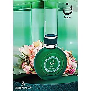 Swiss Arabian Noon - Luxury Products From Dubai - Long Lasting And Addictive Personal EDP Spray Fragrance - A Seductive, Signature Aroma - The Luxurious Scent Of Arabia - 3.4 Oz