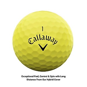 Callaway Golf Supersoft Golf Balls (2023 Version, Yellow)