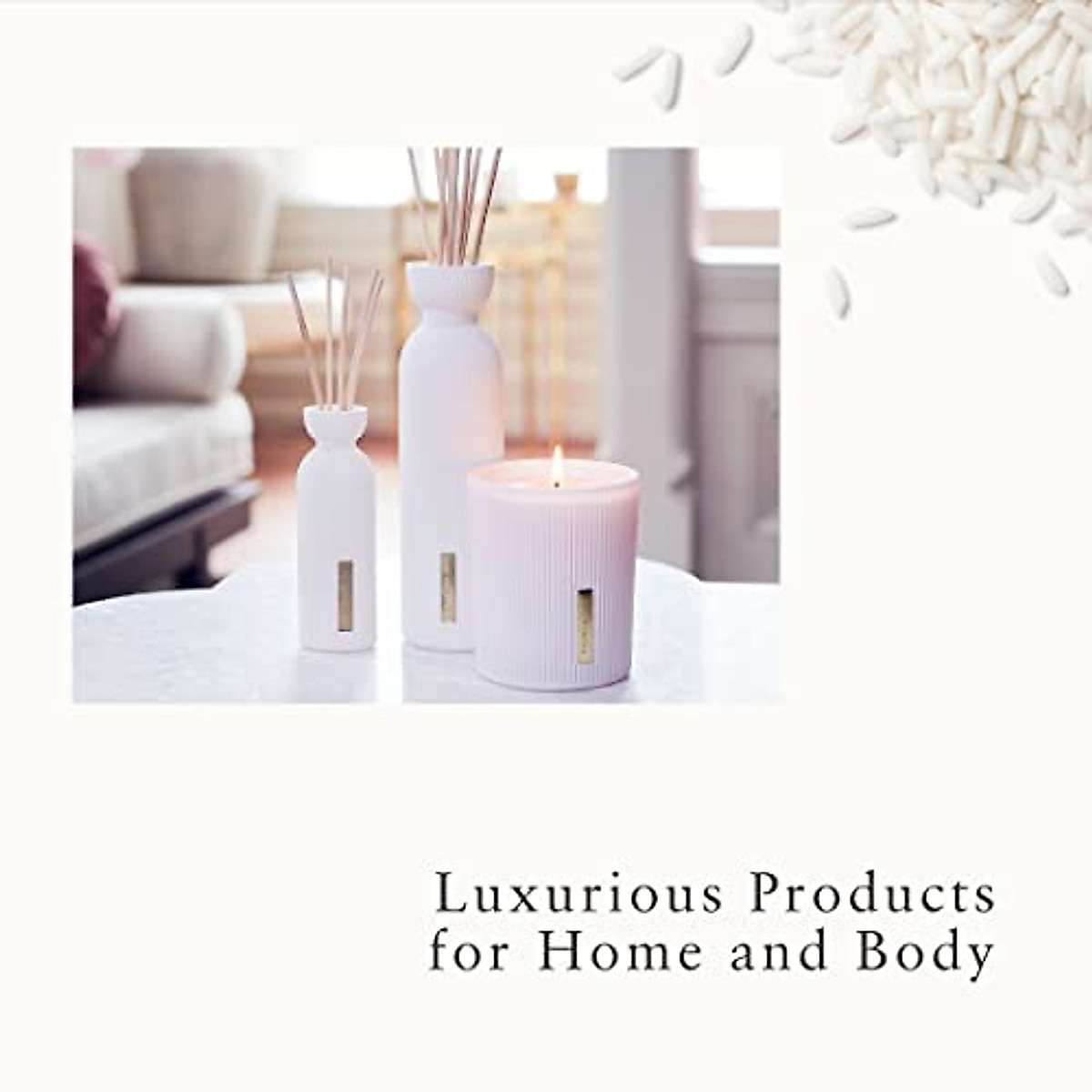 RITUALS Sakura Oil Reed Diffuser Set - Fragrance Sticks with Rice Milk and Cherry Blossom - 2.3 Fl Oz