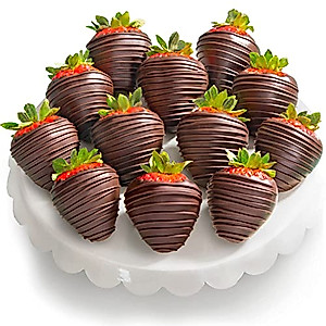 Golden State Fruit 12 Dreamy Dark Chocolate Covered Strawberries