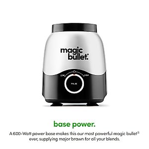 magic bullet Combo Blender, 48oz Pitcher, Blending Cup, Simple Speed Dial – MBF50200