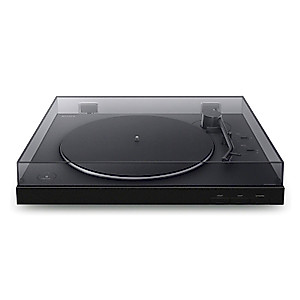Sony PS-LX310BT Wireless Turntable with Bluetooth Connectivity Bundle with Carbon Fiber Anti-Static Record Brush (2 Items)