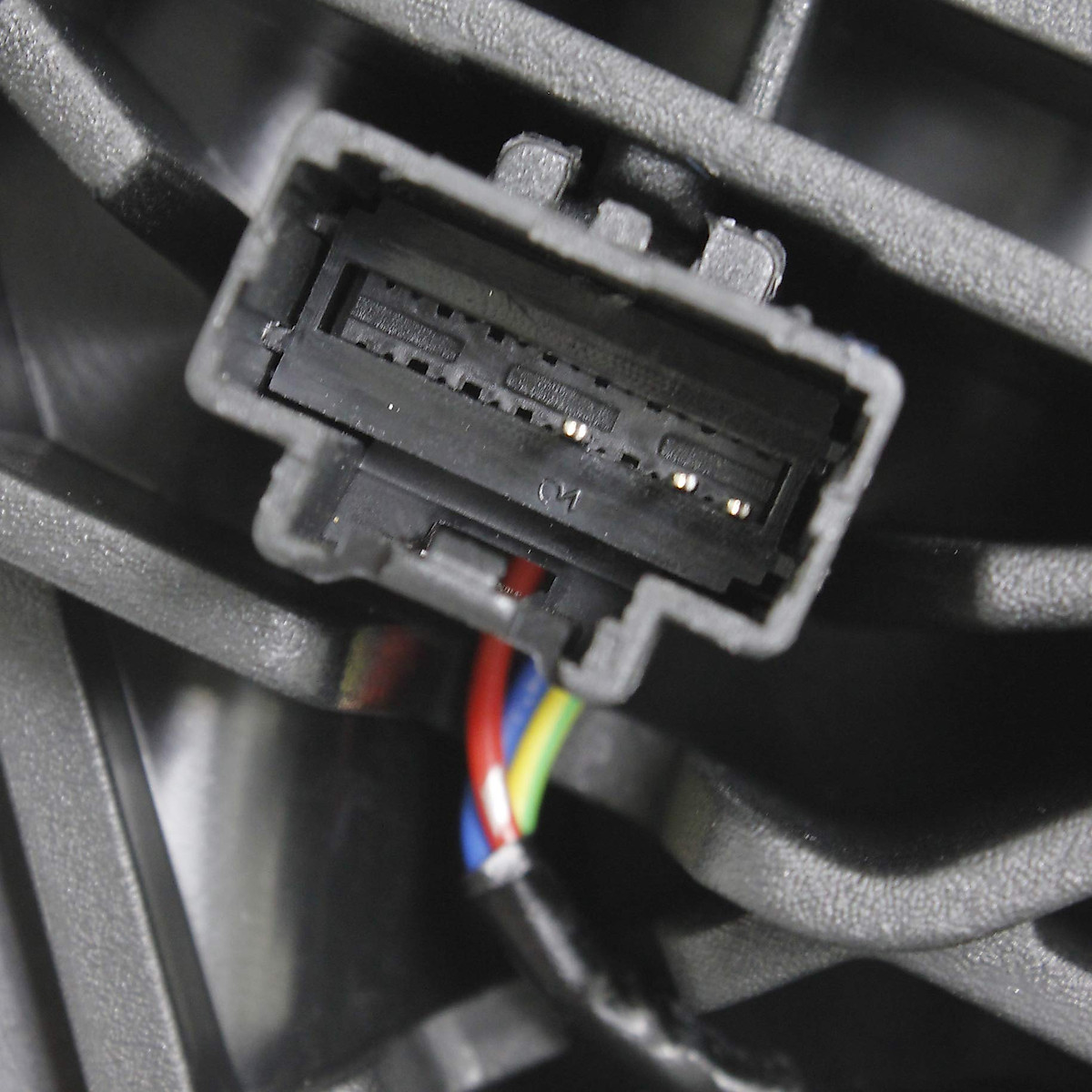 Kool Vue Passenger Side Power Non-Heated Mirror for Ford Explorer 2011-2015 Manual Fold With Spotter Glass; Without Signal Light, Memory & Puddle Lamp Textured