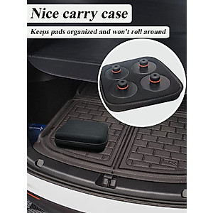 SYOAUTO Jack Pad for Tesla Model 3/Y/S/X Tesla Pucks Rubber Lifting Jack Pad 4 Packs Tesla Model Y Accessories 2024 2023 2022 2021