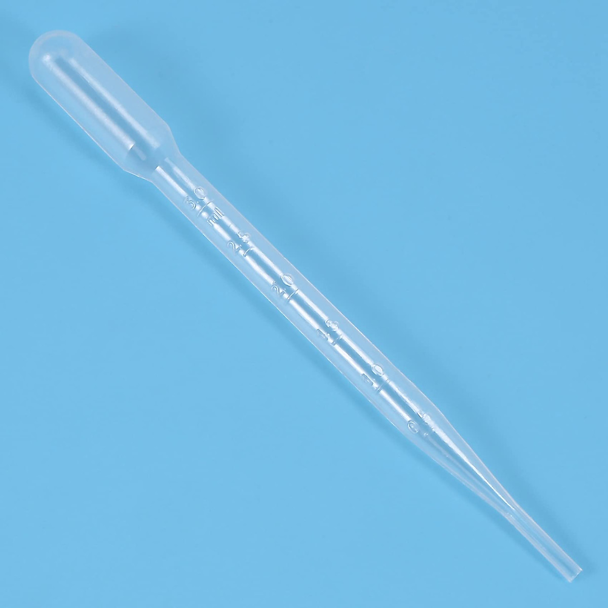 Srutueo 10pcs 3ML Disposable Plastic Eye Dropper Set Transfer Graduated Pipettes