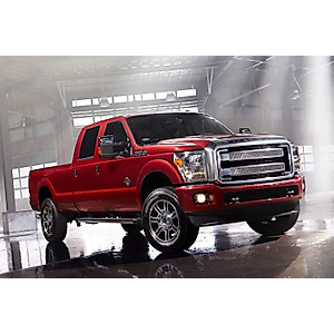 iJDMTOY Complete Set Fog Lights Foglamp Kit with Halogen Bulbs, Wiring On/Off Switch and Garnish Bezel Covers Compatible with 2011-2016 Ford F-250 F-350 F-450 Super Duty