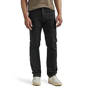 Wrangler Men's Free-to-Stretch Regular Fit Jean, Black, 40W x 32L