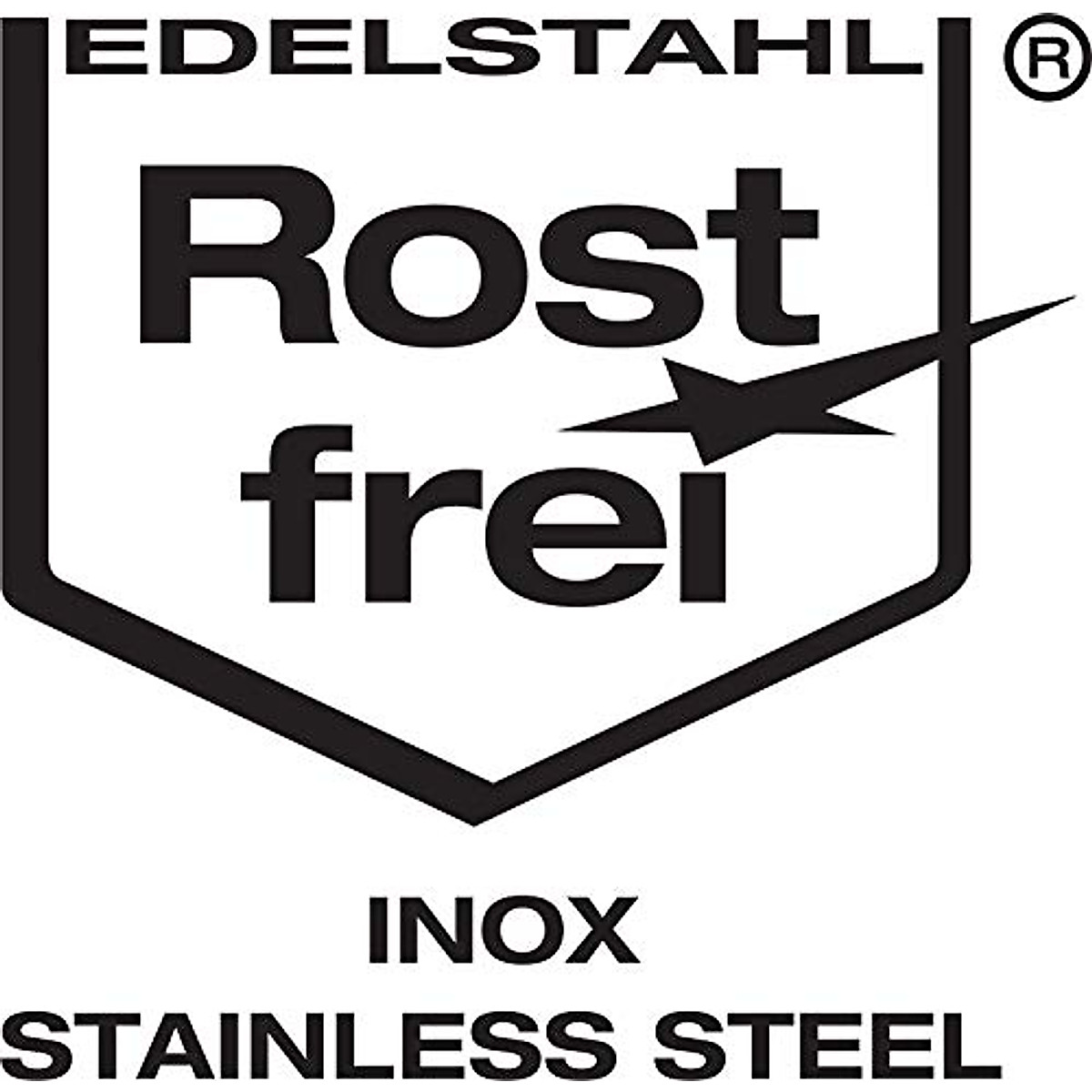 WENKO Vacuum-Loc Wall Shelf Quadro, Stainless steel, Silver Shiny, 25.5 x 14 x 8.5 cm