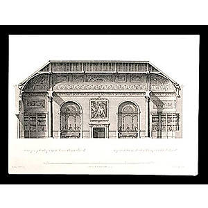 Section of one of the sides of the Great Room, or Library at Kenwood