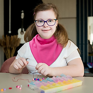 Adult Drool Bandana Bibs, Large Absorbent Special Needs Bibs Set for Teens, Adults, 4+ Years Boy Girl Men Women, 3 Packs