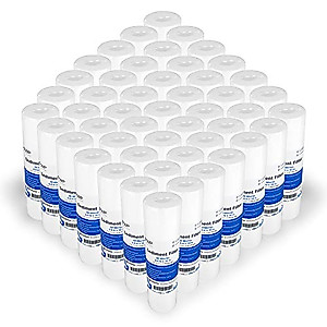 Sediment Melt Blown Water Filters 10x2.5" Standard 50 Micron 50 Pack