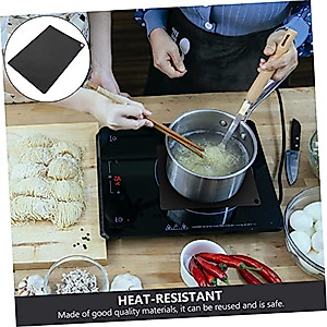 UPKOCH 2pcs Induction Trivet Reusable Kitchen for Insulated Non-Stick Appliance Pot Slip Cooking Silicone Top Pads Countertop Anti-Slip Pad Proof Stick Non Mat Placemat Protector