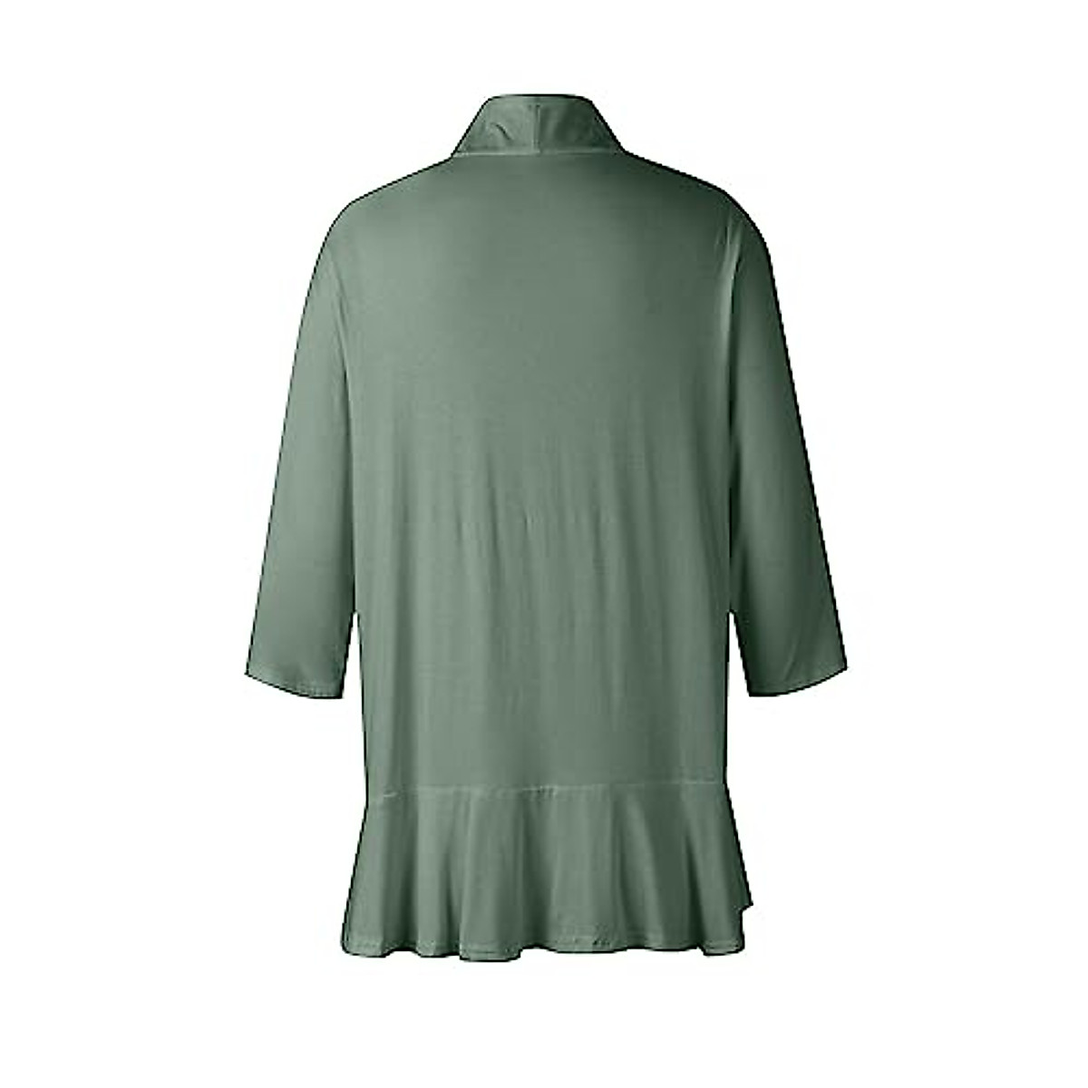 Cardigan for Women Dressy Cute Summer Tops 3/4 Length Sleeve Shirts for Women Blouses for Women Casual Kimono Robes for Women Halloween Shirts for Women Shawl for Women,Mint Green,M