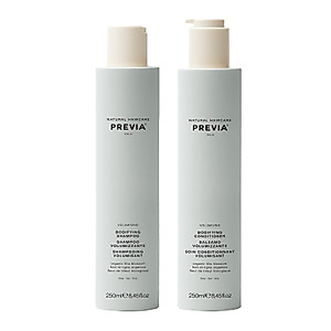 Previa Volumising Bodifying Shampoo and Conditioner - Volumizing Hair Treatment Set for Fine, Thin Hair (8.45 oz)