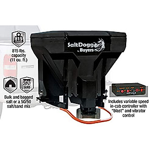 Buyers Products TGS07 SaltDogg 11 Cubic Foot Commercial Tailgate Salt Spreader