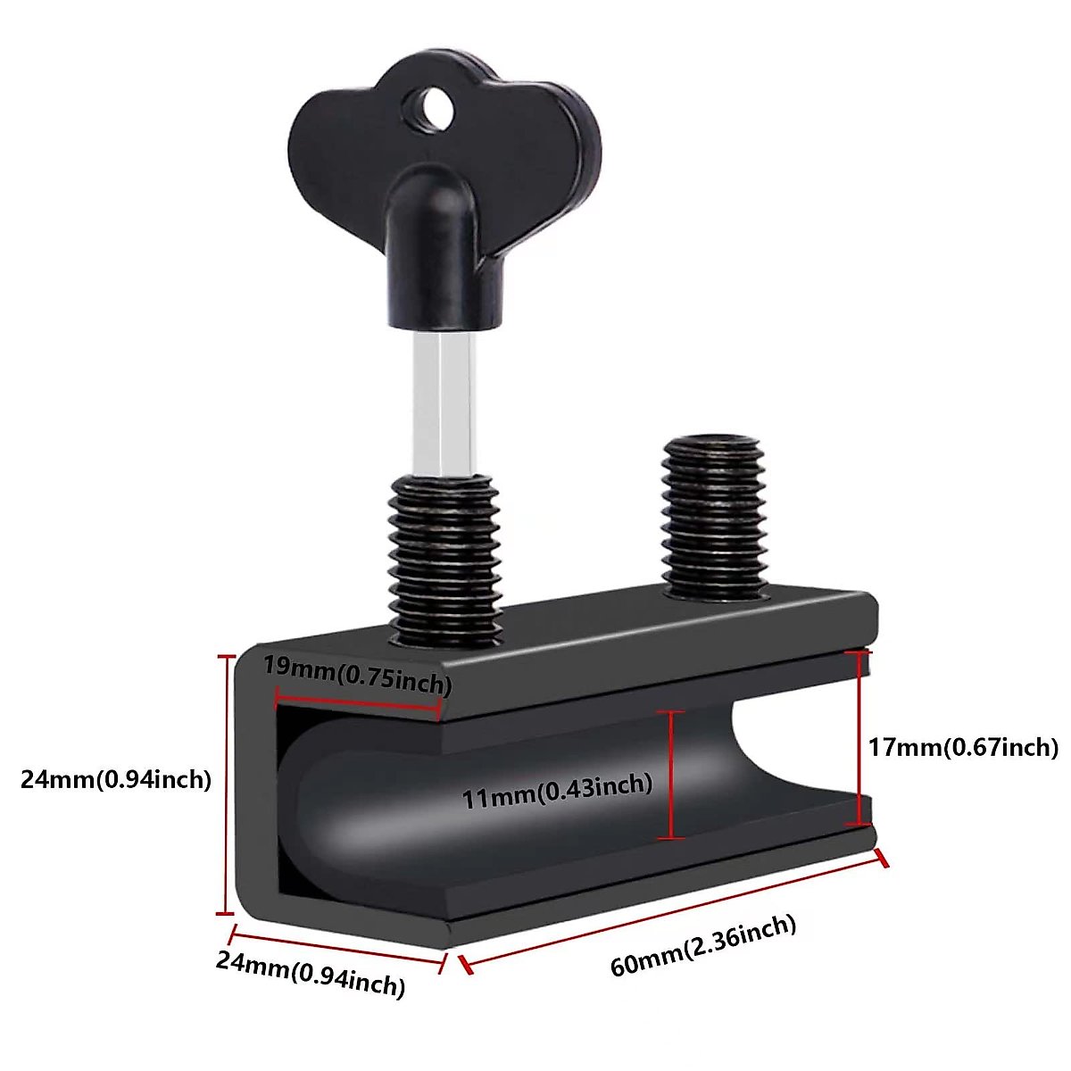 Sliding Window Locks (2 Sets), Security Window Locks with Keys, Adjustable Aluminum Sliding Window Stops, Easy Installation Without Drilling, for Vertical and Horizontal Sliding Windows
