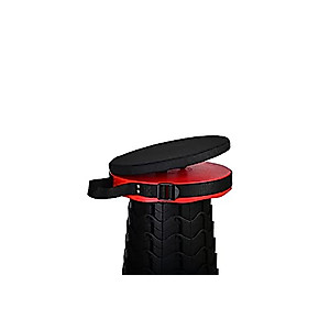 Telescopic Stool Cushion with Memory Foam (Pure Black) YUETNT WOD