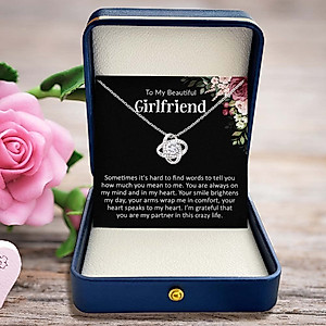 FAITHMONK Girlfriend Necklace Gift Necklace For Fiancée Or To My Future Wife Girlfriend Birthday Gift Ideas Christmas Anniversary (Standard Box, Sometimes)