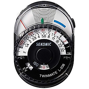 Sekonic 401-208 Twin Mate Light Meter (Black/White)