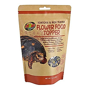 Zoo Med Tortoise & Box Turtle Flower Food Topper 1.4 oz - Pack of 10