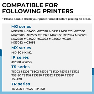 Penguin 243XL 244XL Remanufactured Printer Ink Cartridge Replacement for Canon PG-243 CL-244 XL Used for PIXMA TS3120 MG2520 MX492 TR4520 TS202 MG2525 MG3022 MG2522 MG2922 (1 Black,1 Color) Combo Pack