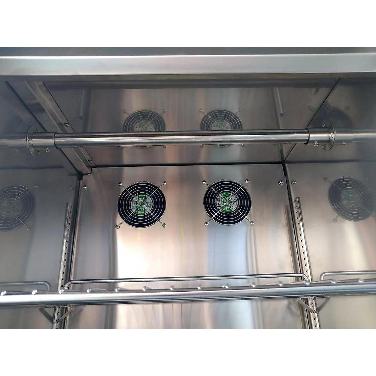 Kolice Commercial Aging Beef Showcase Freezer, Steak Aging Machine, Beef Display Showcase Freezer-268L,4 Tiers,Temperature: -5℃~ to 10℃ (23℉ to 50℉) for Hotel,Restaurant,Shopping Malls