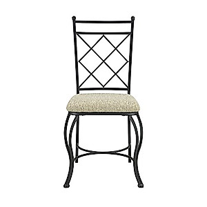 Dorel Living Jersey 5-Piece Dinette, Black/Beige