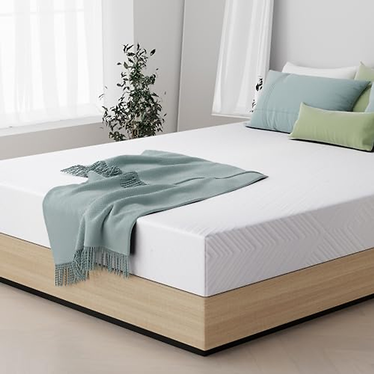 JOYRIDE SLEEP King Size Mattress in a Box, 10 Inch Memory Foam Mattress for Pressure Relief & Cooling Gel, Medium Firmness Bed Mattress, Lasting Comfort, Fiberglass Free, CertiPUR-US