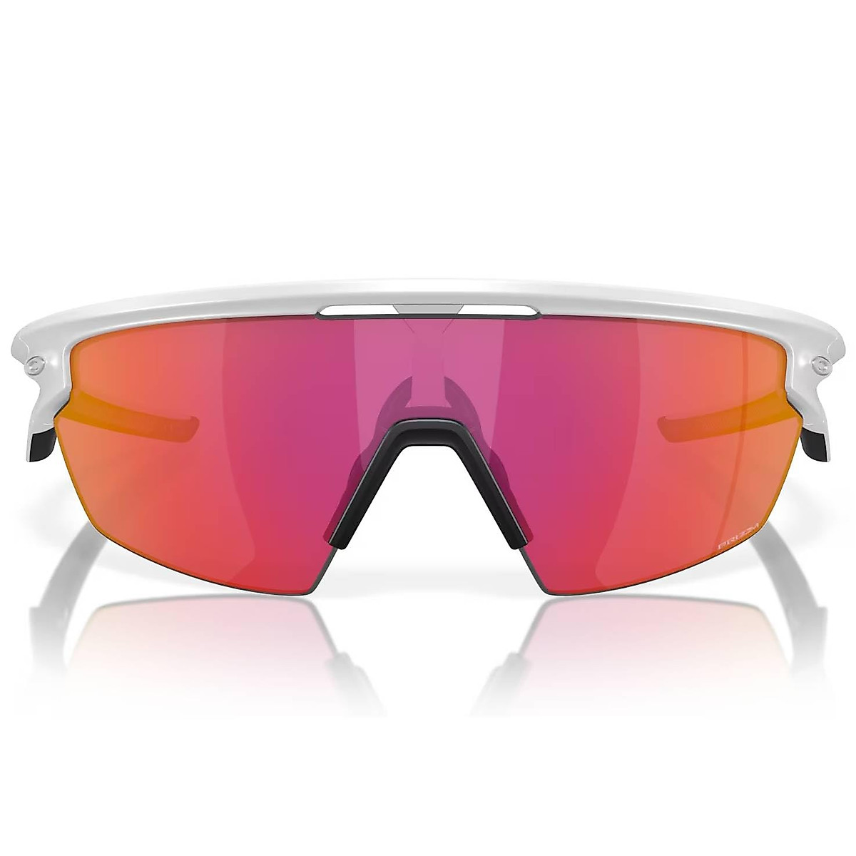 Oakley Unisex Sunglasses Matte White Frame, Prizm Field Lenses, 36MM