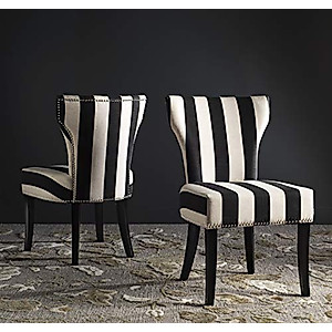 Safavieh Mercer Collection Carter Black/White Polyester Dining Chair