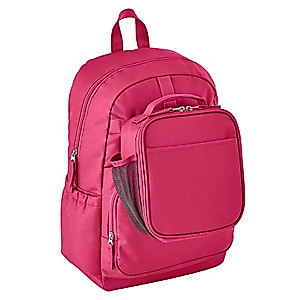 Let's Make Memories Personalized Kids Backpack with Lunch Box (Optional) - Pink, Flowers