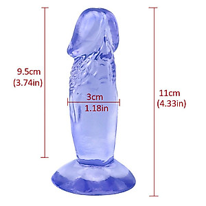 Novelty 4.3 inches Premium Realistic Classic Dick Wand with Strong Suction Cups Used for Women and Couple-QF64