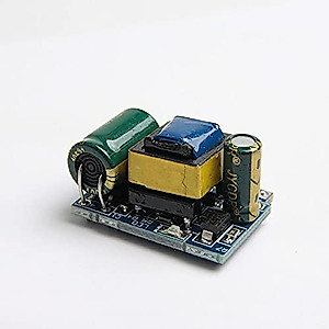 Acxico 5Pcs 12V 300mA Board Module Mini AC-DC 110V 120V 220V 230V to 5V 12V Converter Board Module Power Supply