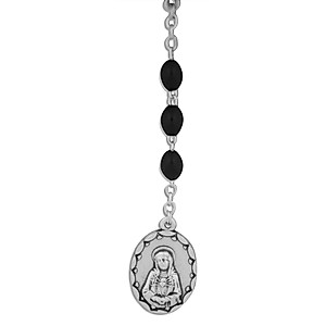 Venerare Traditional Catholic Seven Sorrows Rosary (Black Wood)