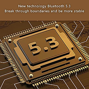 Wireless Bluetooth 5.3 Earbuds TWS-Headphones Touch-Control Arcs Led Light Hi-fi Wireless Earphones Earbuds Headset Ipx4 Waterproof,Built-in Hd and Sensitivity Microphone for Sports Gym