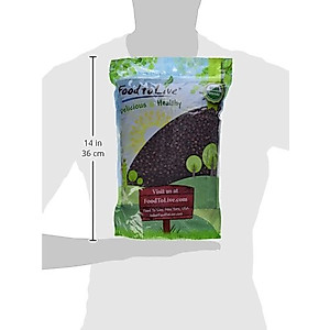 Food to Live Organic Adzuki Beans, 5 Pounds – Non-GMO, Sproutable, Whole Raw Dried Azuki Beans (Red Mung Beans), Vegan, Kosher, Bulk Organic Beans. Rich in Minerals, Dietary Fiber and Protein