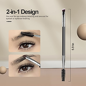 SWEET VIEW Eyebrow Brush Eyelash Separator Brow Comb & Lash Spoolie Professional Eye Makeup Tools (3 Pieces Set)