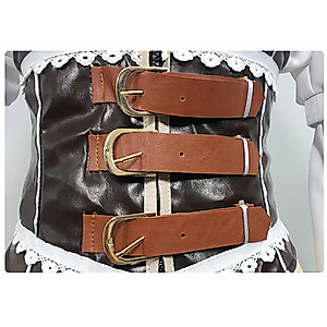 Lioskey Tomoe Mami Cosplay Costume Madoka Magica Cosplay Dress Uniform Outfit Halloween Full Set(M, Costume)