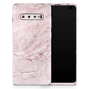 DesignSkinz Pink Slate Marble Surface V7 Protective Vinyl Decal Wrap Skin Cover Compatible with The Samsung Galaxy S20 (Screen Trim & Back Glass Skin)