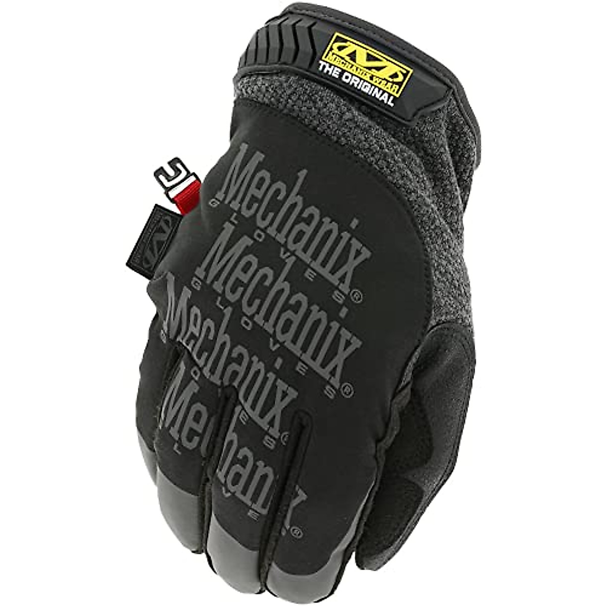 Mechanix Wear: ColdWork Original Winter Work Gloves with Secure Fit, Equipped with 40g 3M Thinsulate, Wind + Water Resistant, Touch Capable Winter Gloves, For Mild Cold Weather (Black/Gray, Large)