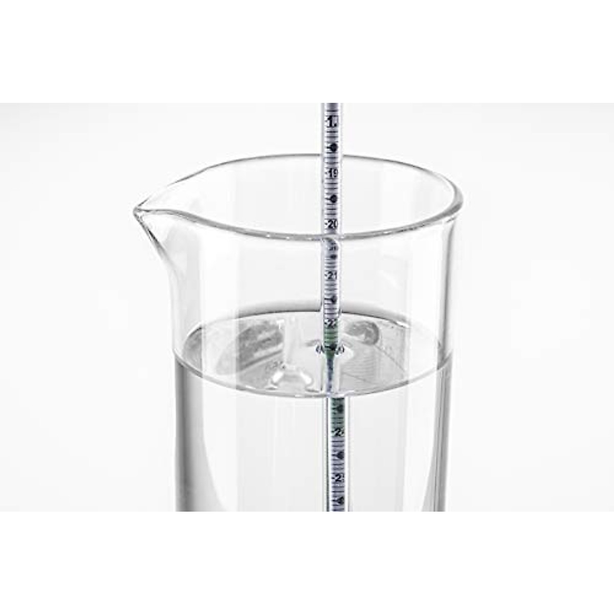 ARKA Hydrometer Set - Includes Thermometer & Measuring Cylinder Made of Borosilicate Glass 3.3 - High Precision Density Measurement for Saltwater Aquariums, Laboratory Quality, User-Friendly