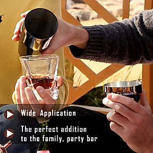 Sishynio Whiskey Glasses Set of 4 for Men, 10oz with 8 Cube Granite Chilling Stones, Whiskey Rocks Glasses Gift Set for Grandpa Father Husband