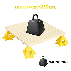 FDKJEJC 36pcs Paint Triangle Stands，Painters Pyramid Stands，Paint Stands for Painting，Mini Cone Paint Stands for Cabinet and Door Risers Support