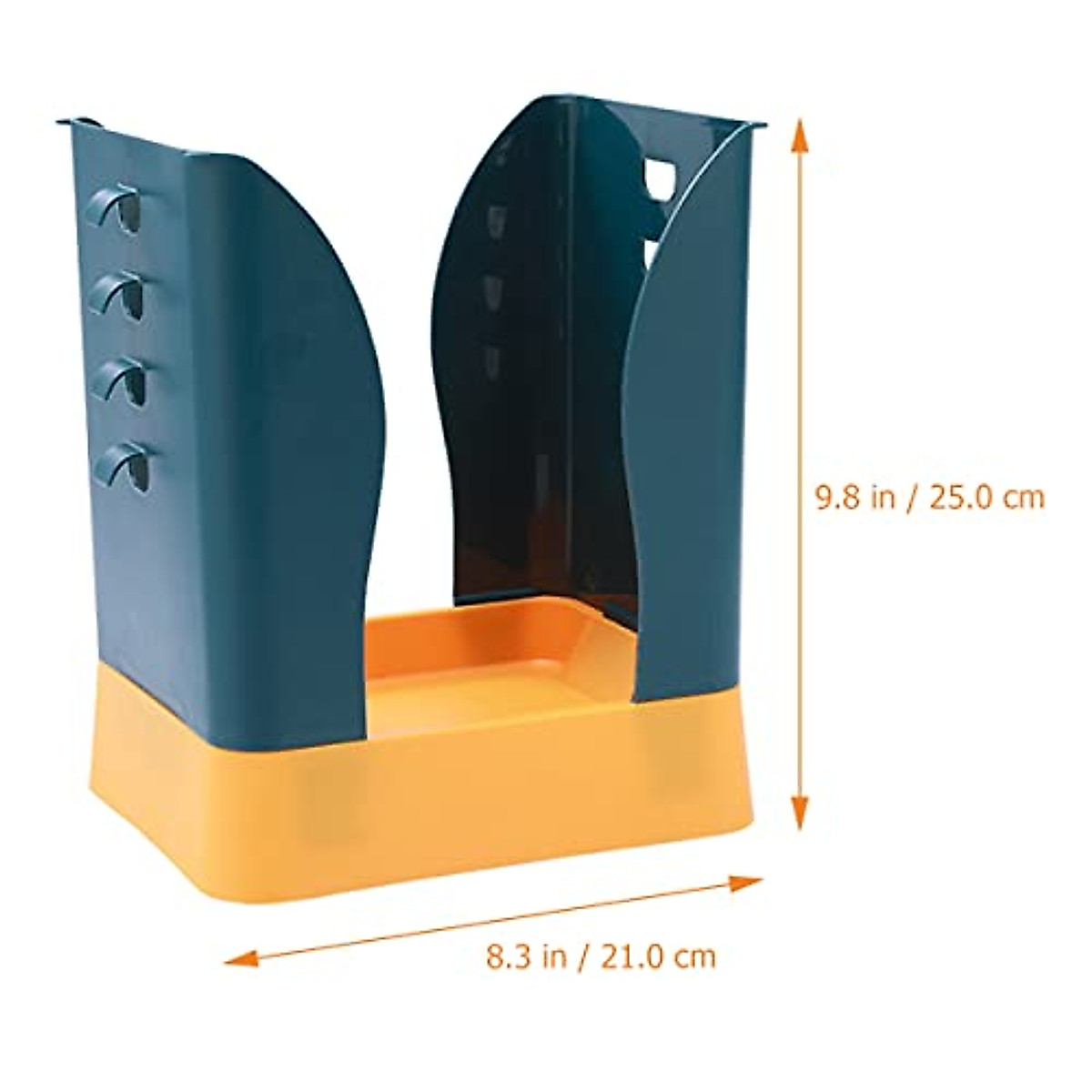 CUBTOL Bag Storage Bin, Trash Holder Hook Cupboard Bedroom with Bathroom Bag Sink Office Blue Door Rack Under Kitchen Removable Gare Yellow - Hanging Compost for Garage Bin Plastic