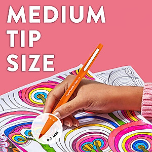 Paper Mate Flair Original Fibre Tip Pen Medium 1.0mm Pack of 12