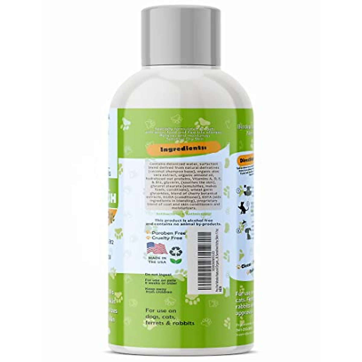 Pro Pet Works All Natural Soap Free 5 in 1 Oatmeal Dog Shampoo and Conditioner-Sulfate Free for Dandruff Allergies & Itchy Dry Sensitive Skin-Puppy Grooming for Smelly Dogs -17oz