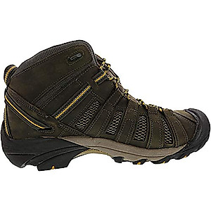 KEEN Men's Voyageur Mid Hiking Boot,Raven/Tawny Olive,15 M US